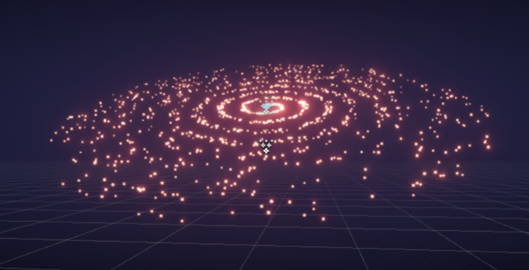 Stylized Particle Galaxy – Mirza’s Realm